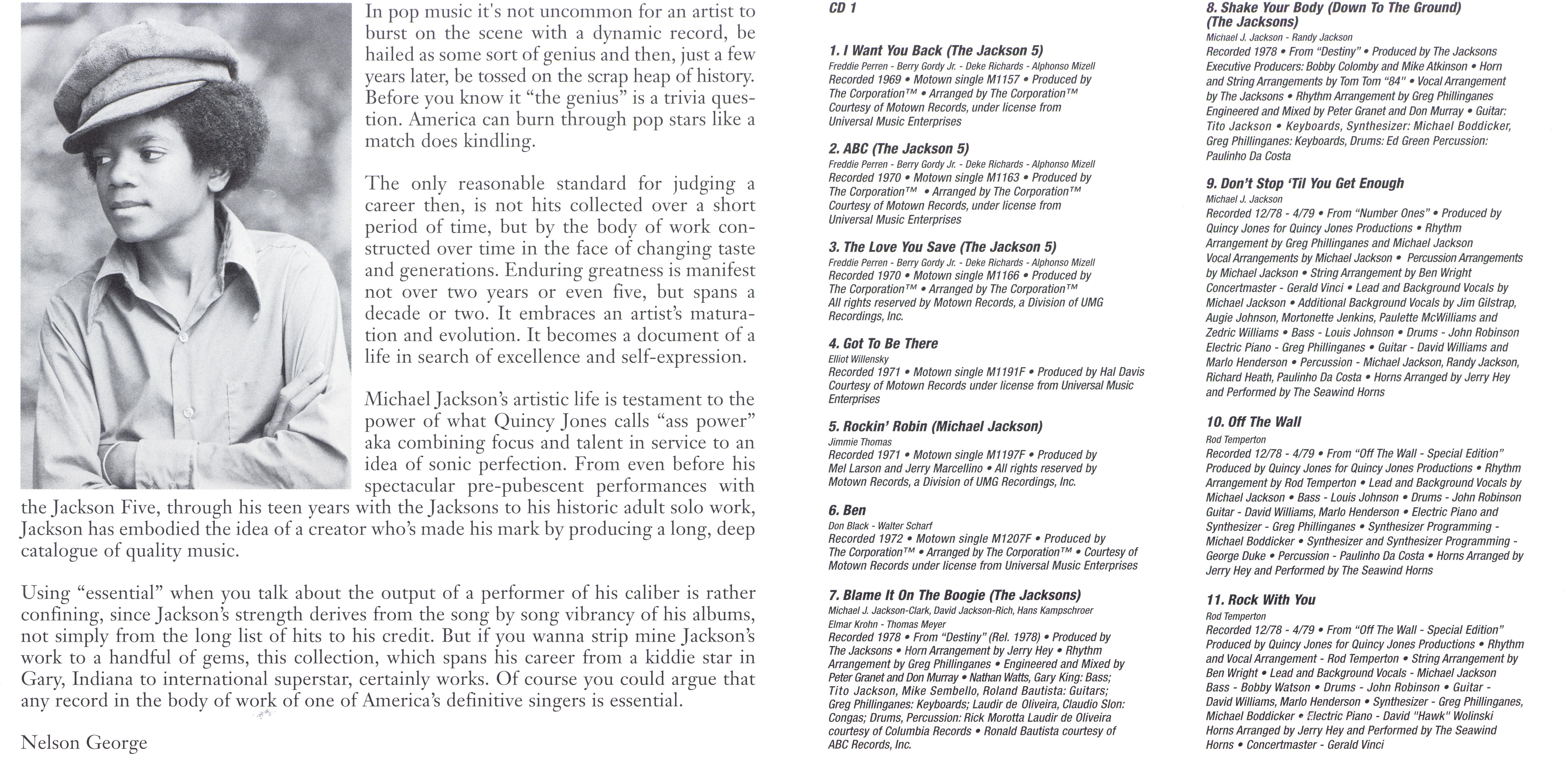 Michael Jackson The Essential : Booklet37 jpn | CD Covers | Cover ...